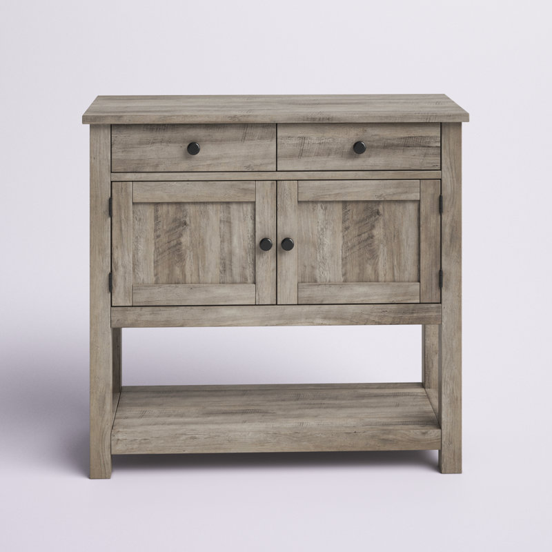 Wade Logan® Latiasha 35.4'' Console Table with Drawers and Cabinet ...