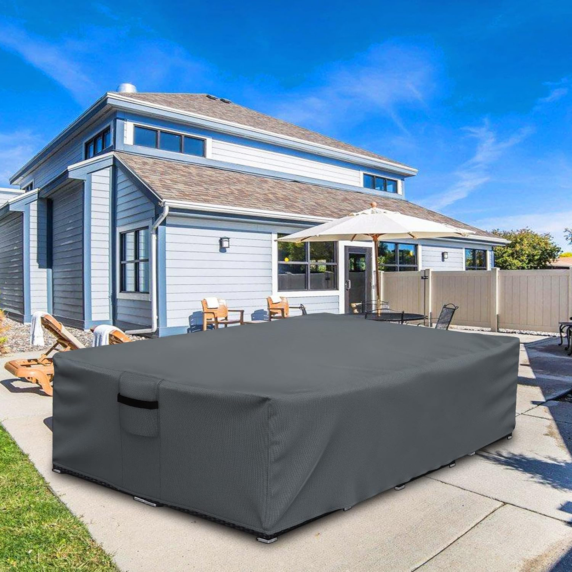 Arlmont & Co. All Weather Protection Outdoor Furniture Cover For ...