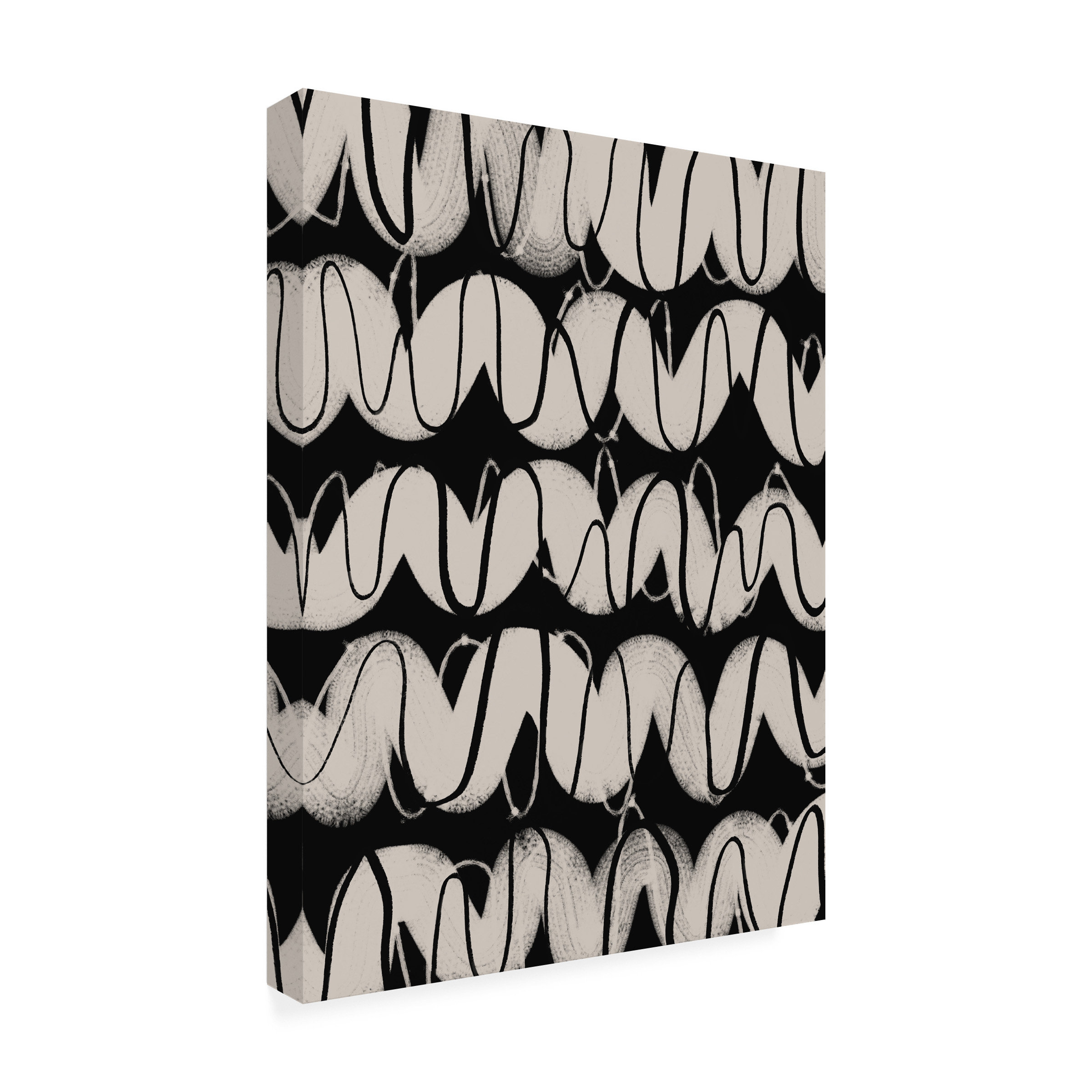 Ebern Designs Treechild Radio Waves Pattern Canvas Art - Wayfair Canada