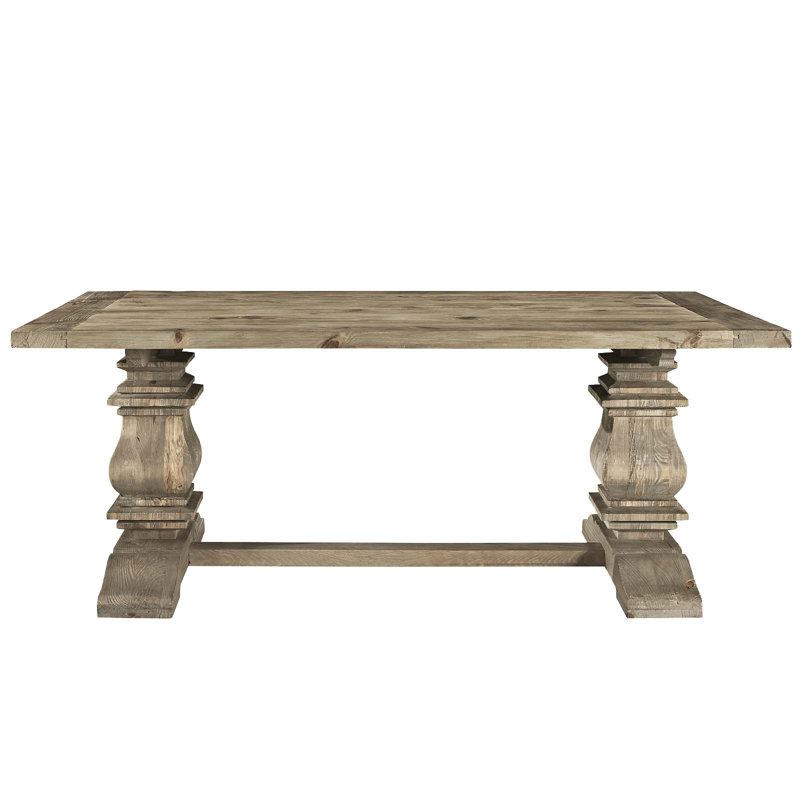 Modway Column Wood Dining Table "& Reviews" | Wayfair