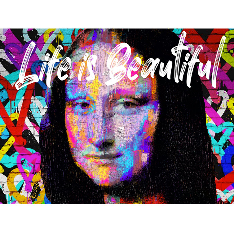 ATX Art Group LLC Mona Lisa Life Is Beautiful by Stephen Chambers ...