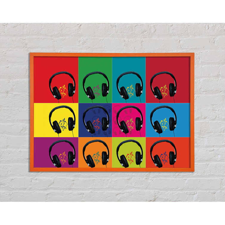 Ophelia & Co. Emi Headphone Music - Single Picture Frame Art Prints ...
