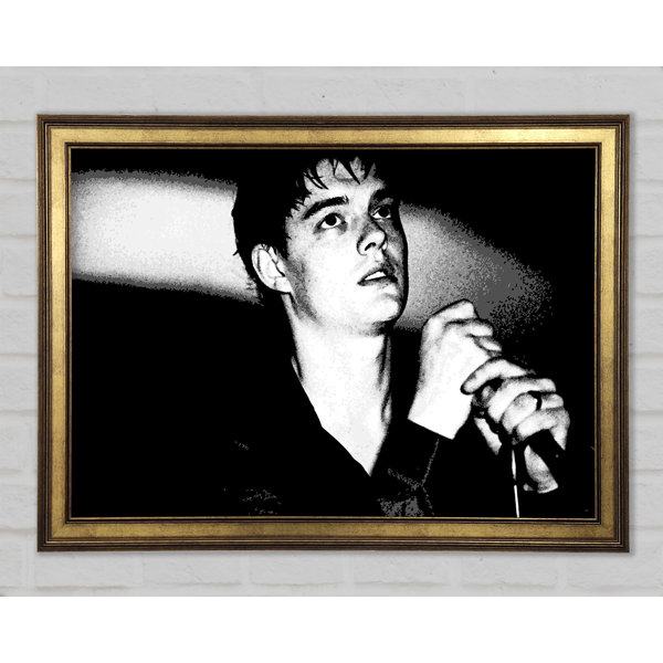 Brayden Studio Ian Curtis B N W - Single Picture Frame Art Prints ...