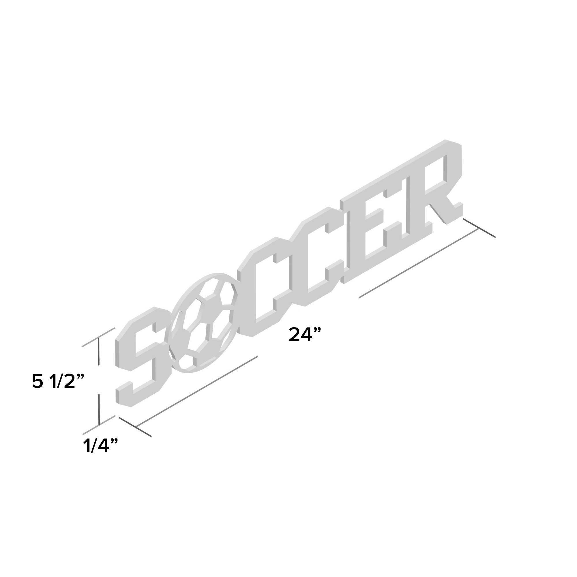 Grovelane Soccer Word Wall Décor & Reviews | Wayfair