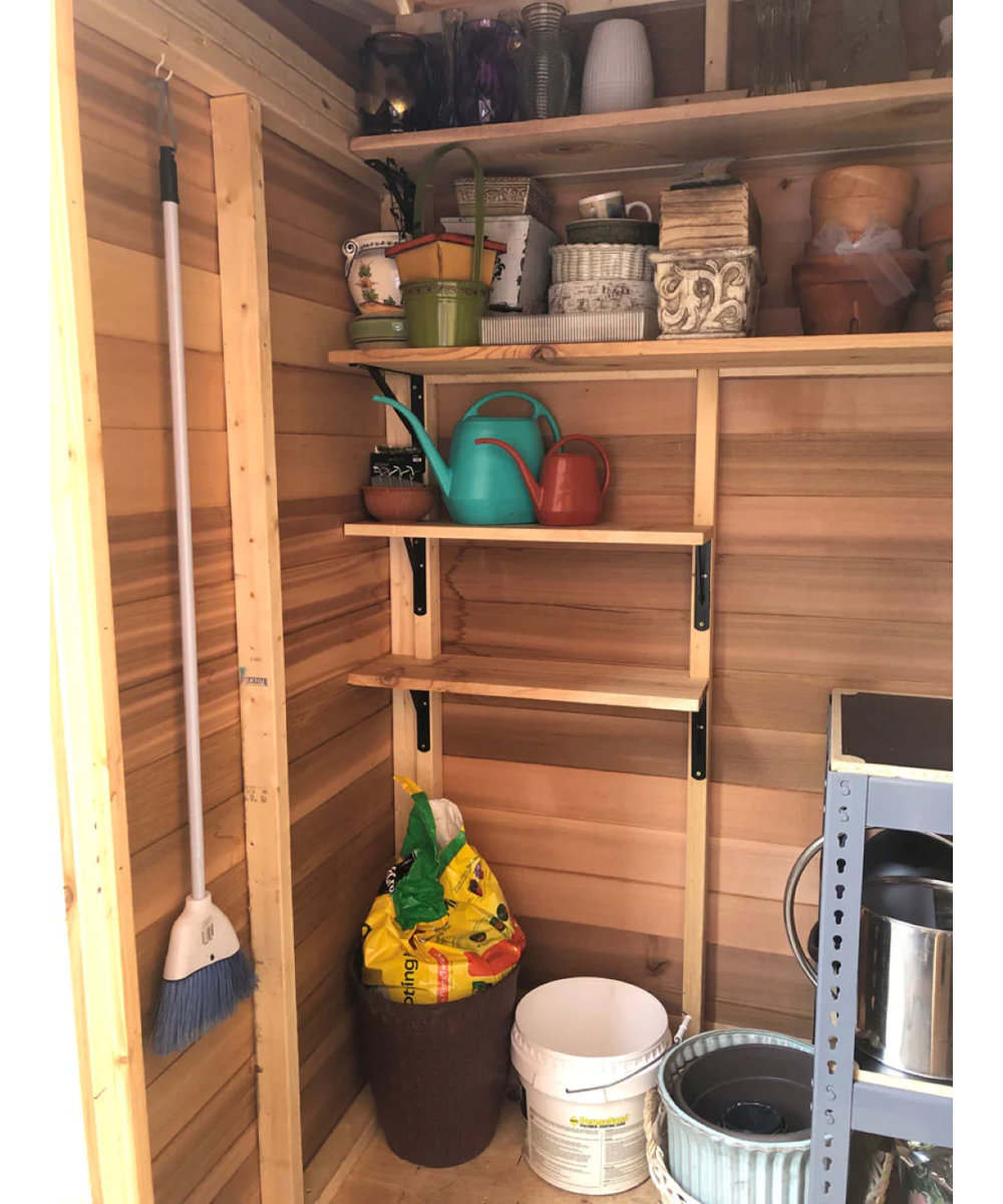 Cedarshed Bayside Western Red Cedar Wood Lean-To Storage Shed | Wayfair