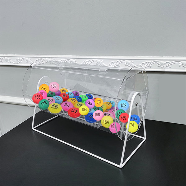 FixtureDisplays Raffle Drum Poker Raffle Drum Ticket Drawing Tumbler ...