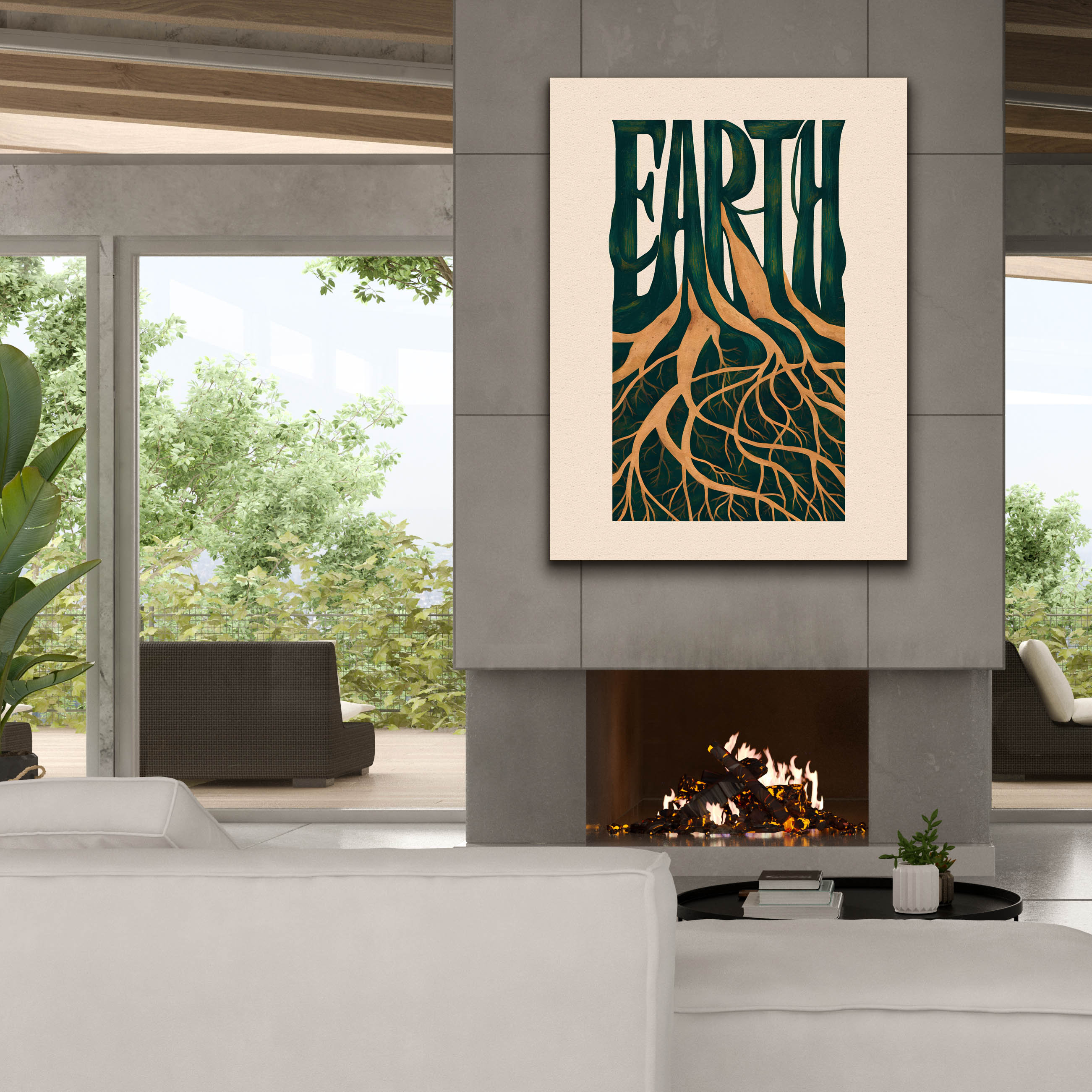 Epic Graffiti 'Earth' by Andreas Magnusson Canvas Wall Art | Wayfair