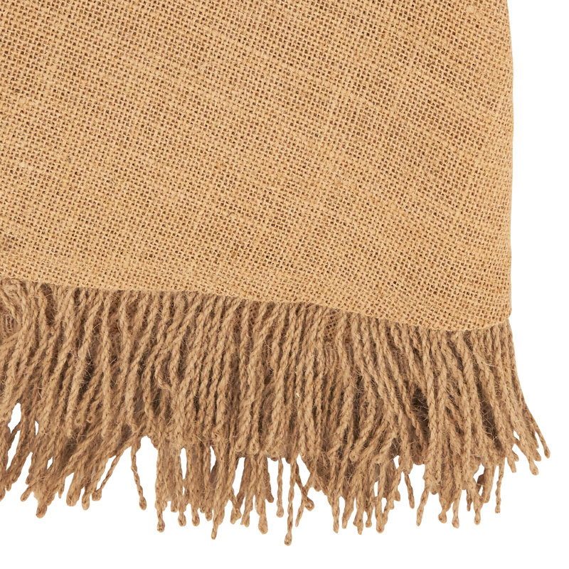Gracie Oaks Youri Round Jute Tablecloth | Wayfair