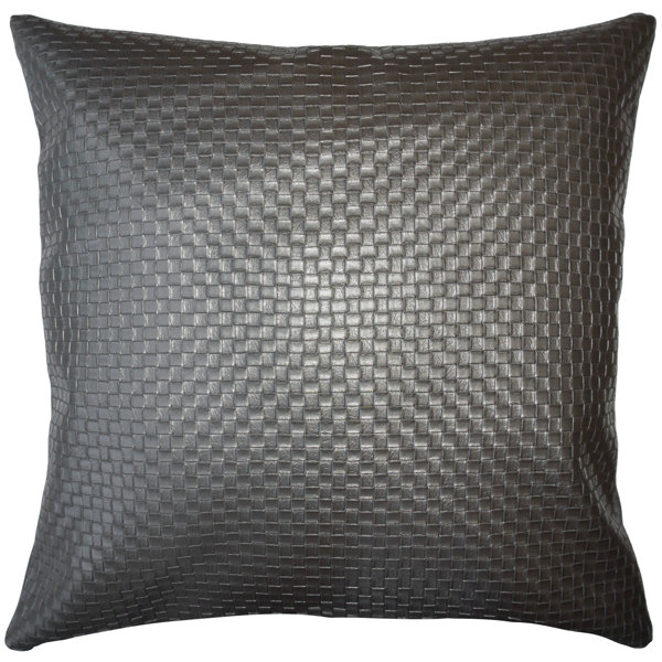 Square Feathers Geometric Throw Pillow | Wayfair