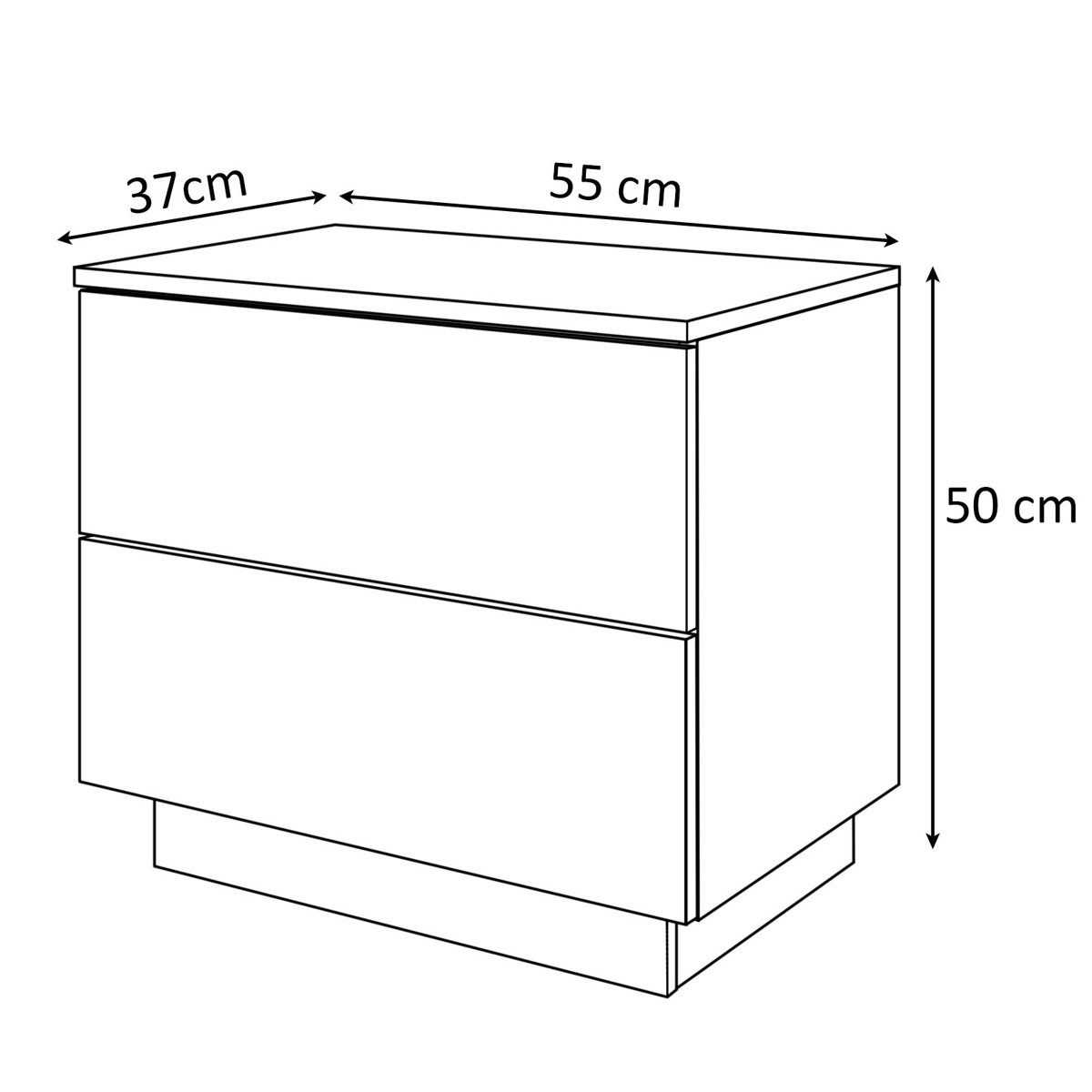 Metro Lane Catrien Bedside Table & Reviews | Wayfair.co.uk