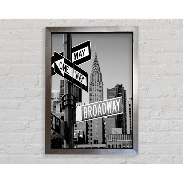 Bright Star New York Signs To Broadway - Single Picture Frame Art ...