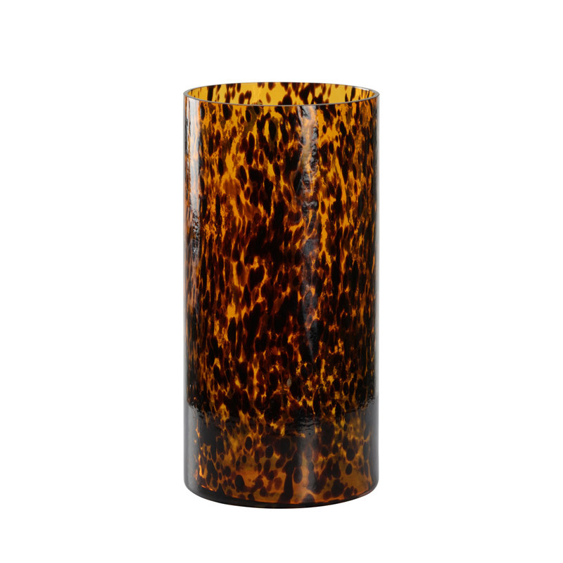 Wildwood Tortoise Hand Blown Glass Vase | Wayfair