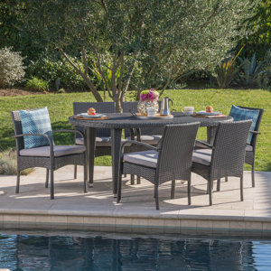 Oval Patio Dining Sets You'll Love | Wayfair
