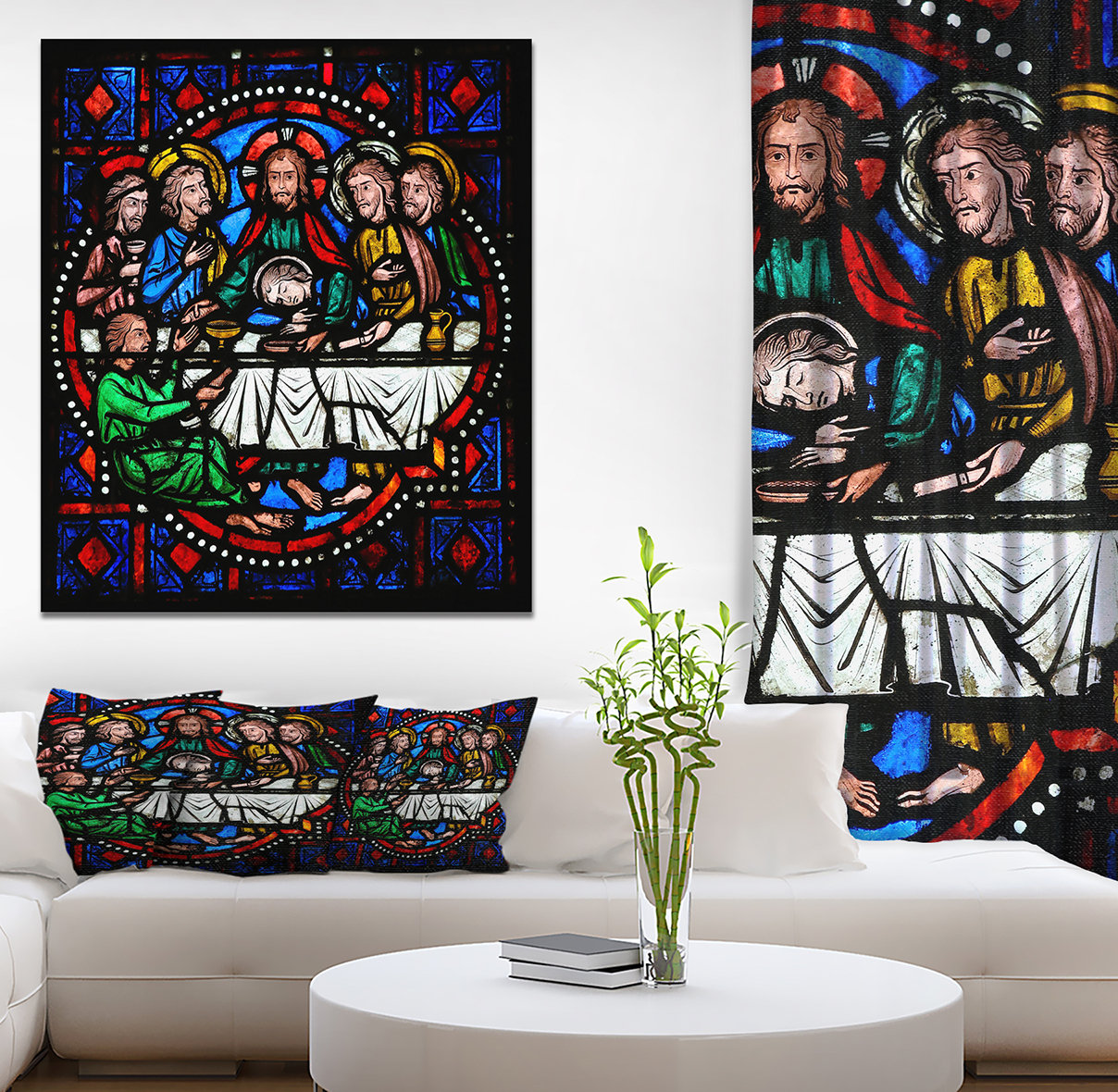 East Urban Home Last Supper on Maundy Thursday - Wrapped Canvas Graphic ...