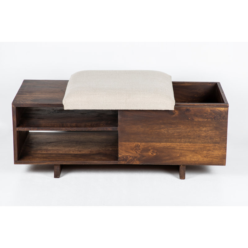 Latitude Run® Merrina Solid Wood Storage Bench | Wayfair