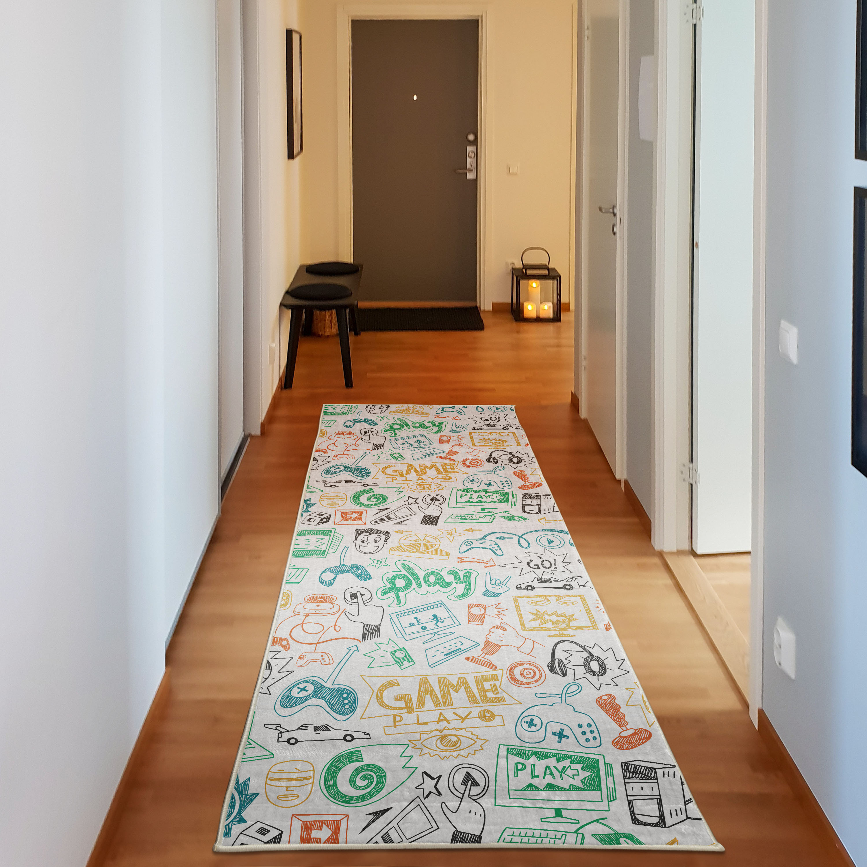 Zoomie Kids Oumar Video Games High Density Long Fiber Poly Threads ...