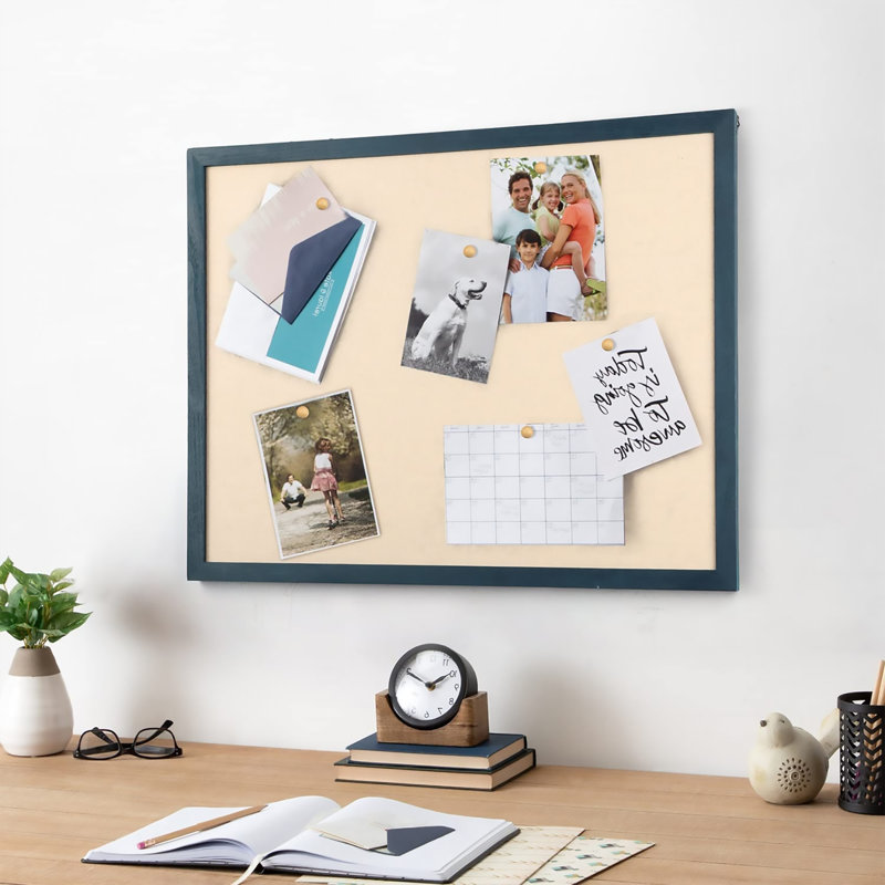 Latitude Run® Fabric Bulletin Board | Wayfair
