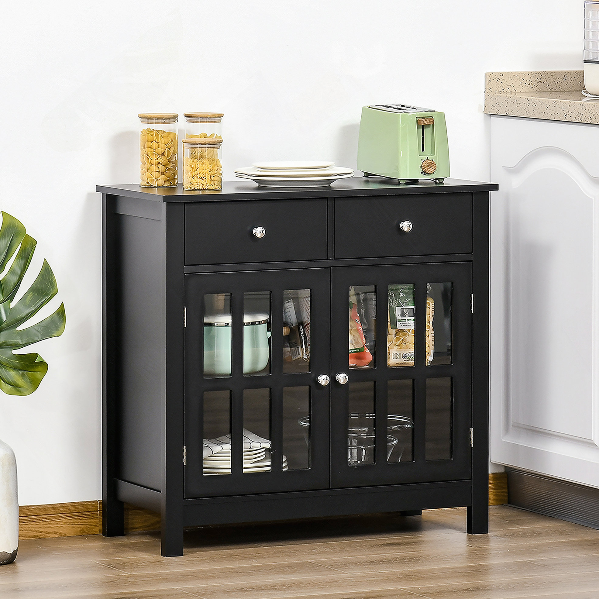 Ophelia & Co. Sideboard Buffet Cabinet, Accent Kitchen Cabinet with ...