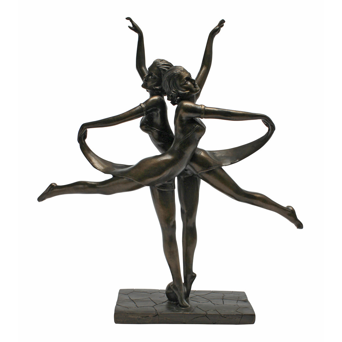 Design Toscano Butterfly Dancers Figurine & Reviews | Wayfair