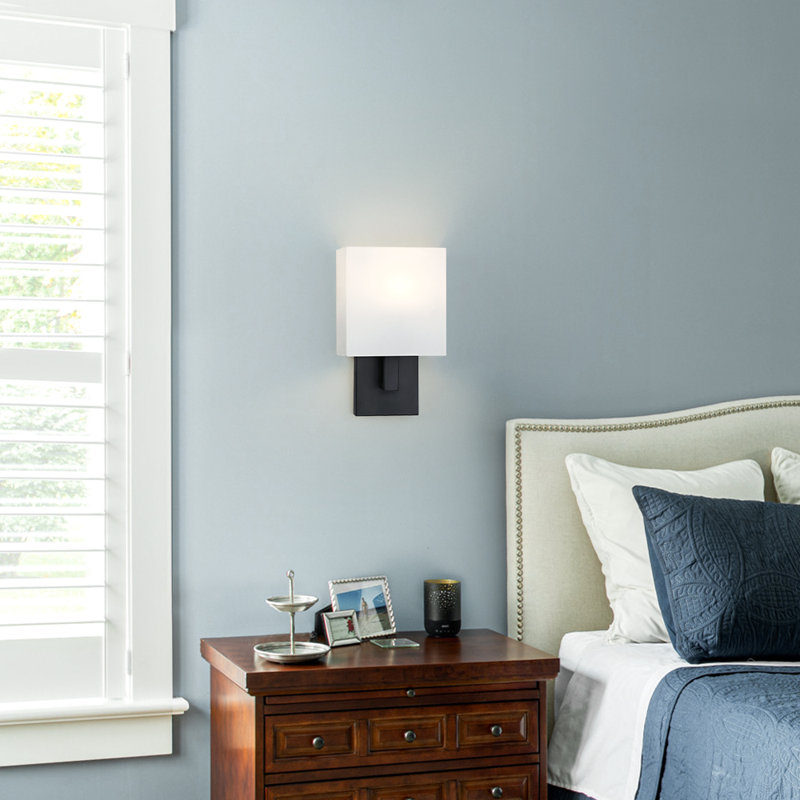 Wrought Studio™ Chrisitne 1 - Light Dimmable Wall Sconce & Reviews ...