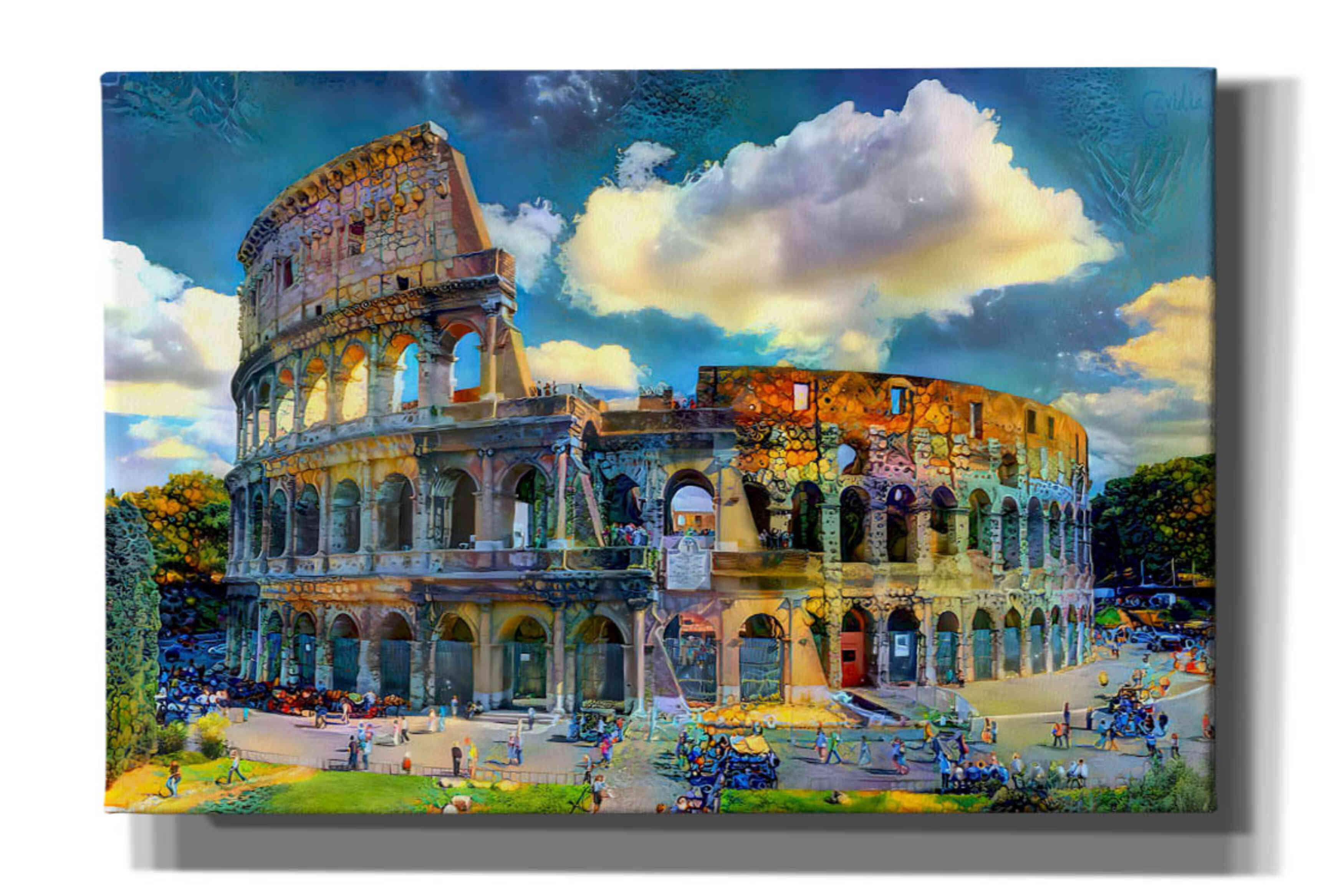 Alcott Hill® ''Rome Italy Colosseum Ver1'' By Pedro Gavidia, Canvas ...