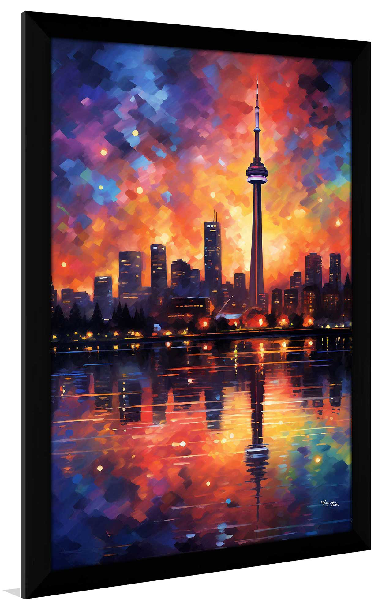 Wildon Home® "The CN Tower, Toronto, Ontario, Canada V3" By V2 Design ...