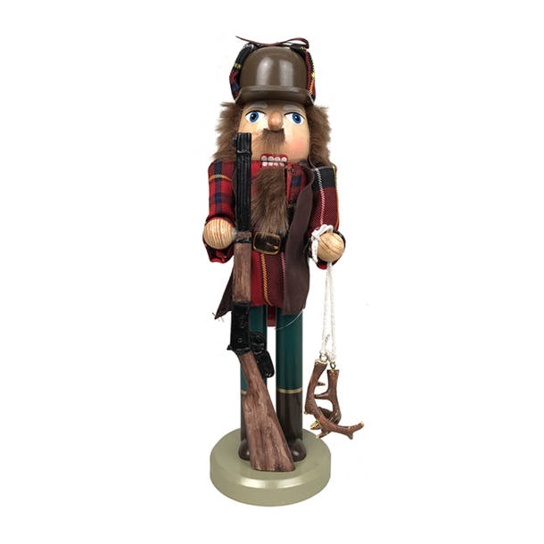 The Holiday Aisle® 14" Deer Hunter Nutcracker & Reviews | Wayfair