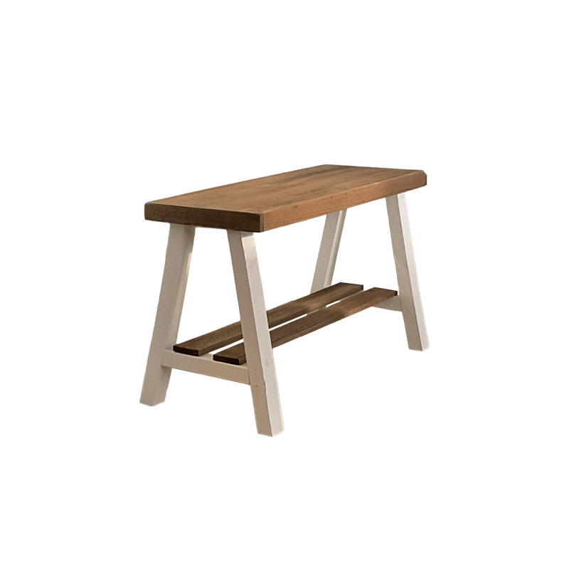 Gracie Oaks Minoo Solid Wood Storage Bench & Reviews | Wayfair