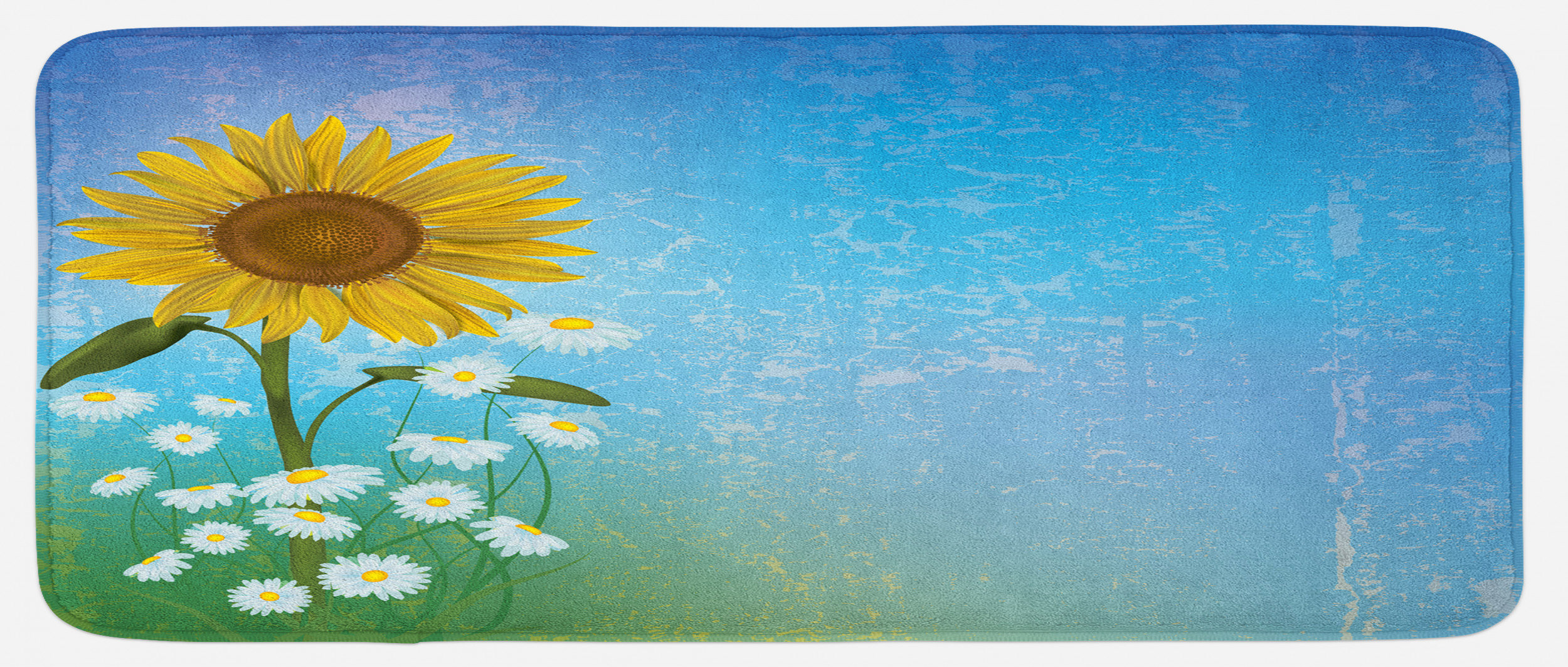 East Urban Home Sunflower Kitchen Mat | Wayfair