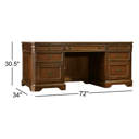 Hooker Furniture Brookhaven Solid Wood Executive Desk & Reviews | Perigold