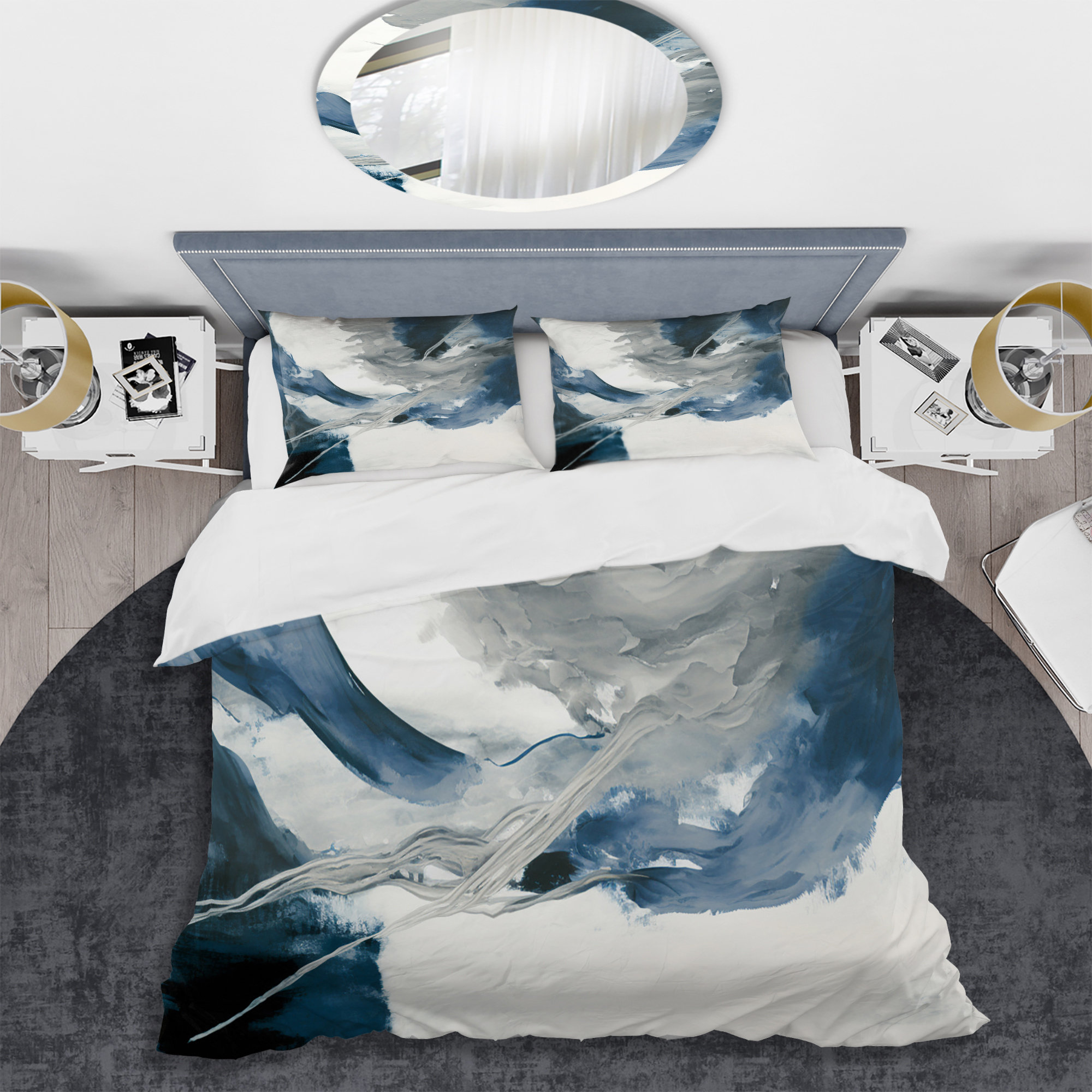 Design Art Feeling Honolulu Blue X BeddingMicrofiber / Polyester Duvet ...