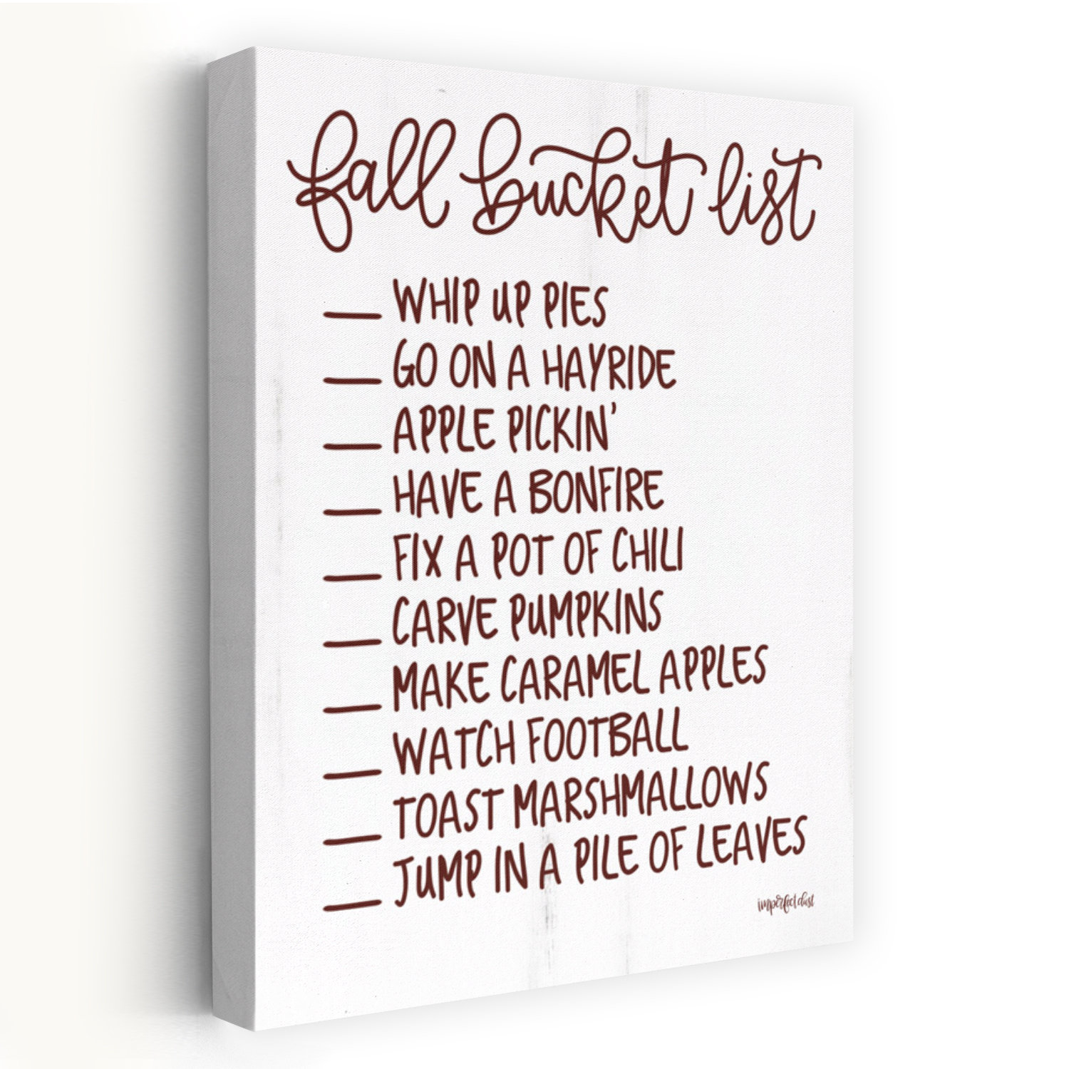 Ophelia & Co. Fall Bucket List Abstract Contemporary Art | Wayfair