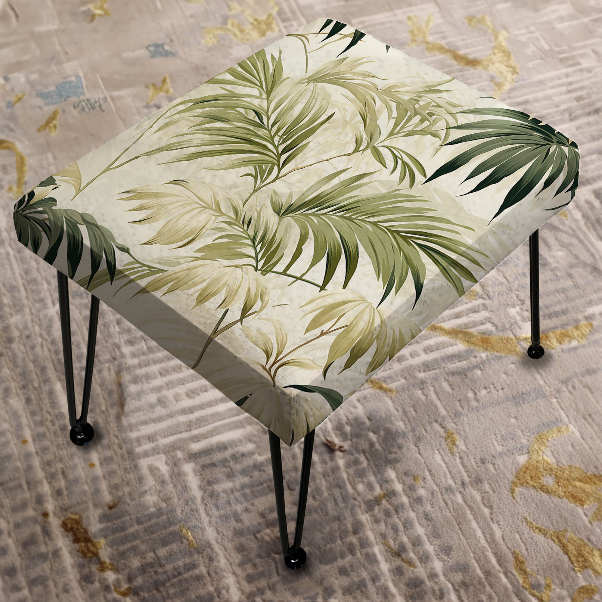 Design Art Palm Impression Tropical Pattern I - Tropical Rectangle ...