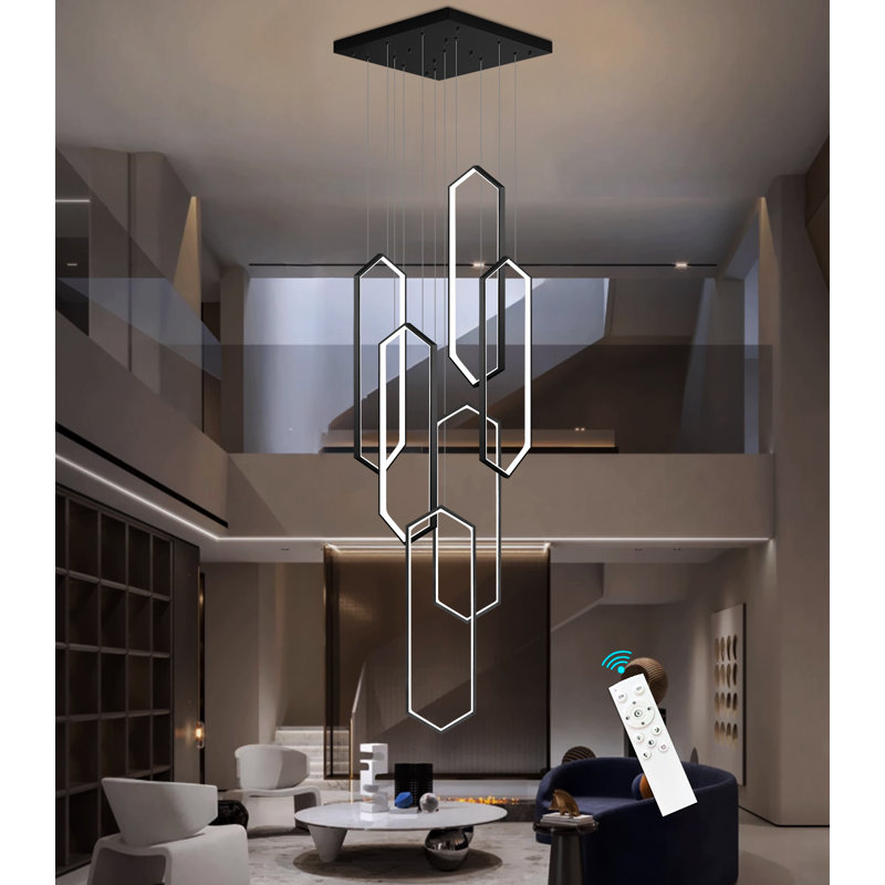 Ivy Bronx Najja 6 - Light LED Linear Chandelier | Wayfair