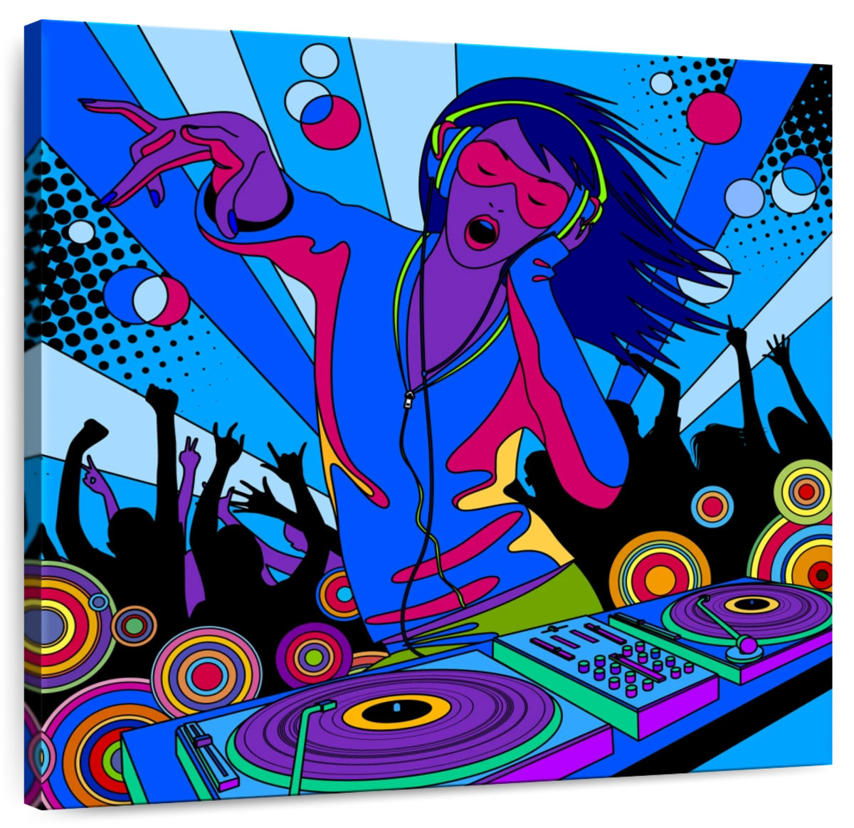 Ebern Designs Abarca Funky Female DJ | Wayfair