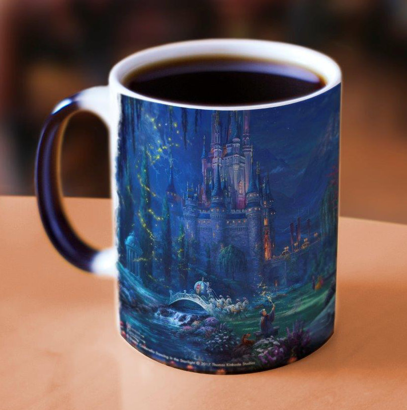 Morphing Mugs Thomas Kinkade Disney's Cinderella Dancing Morphing Mugs Heat-Changing Drinkware ...