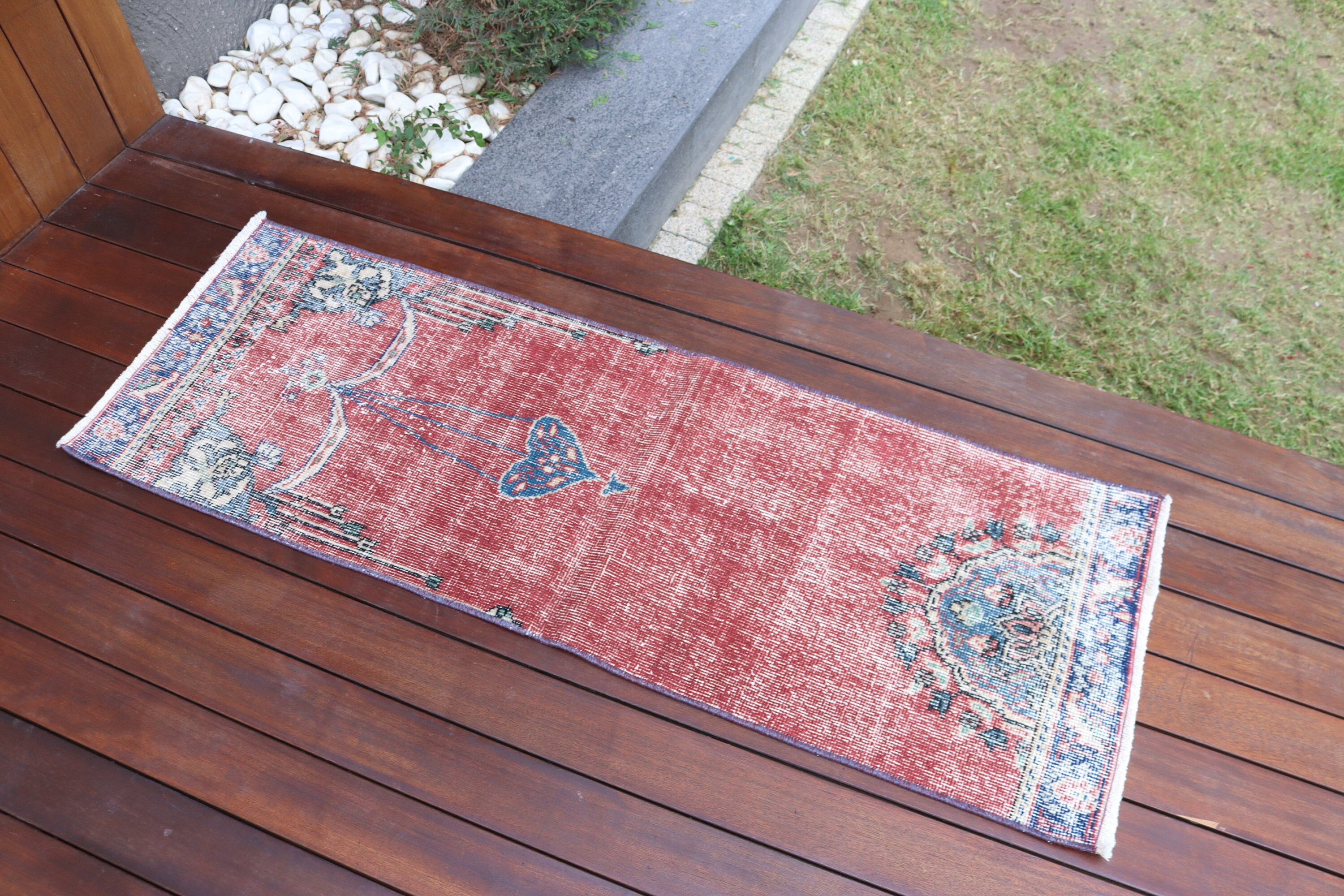 Bungalow Rose Traditional Handmade Design Vintage Turkish Door Mat in ...
