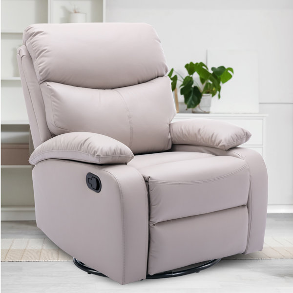 Ebern Designs Gliding Recliner Chair with Footrest,Classic and ...