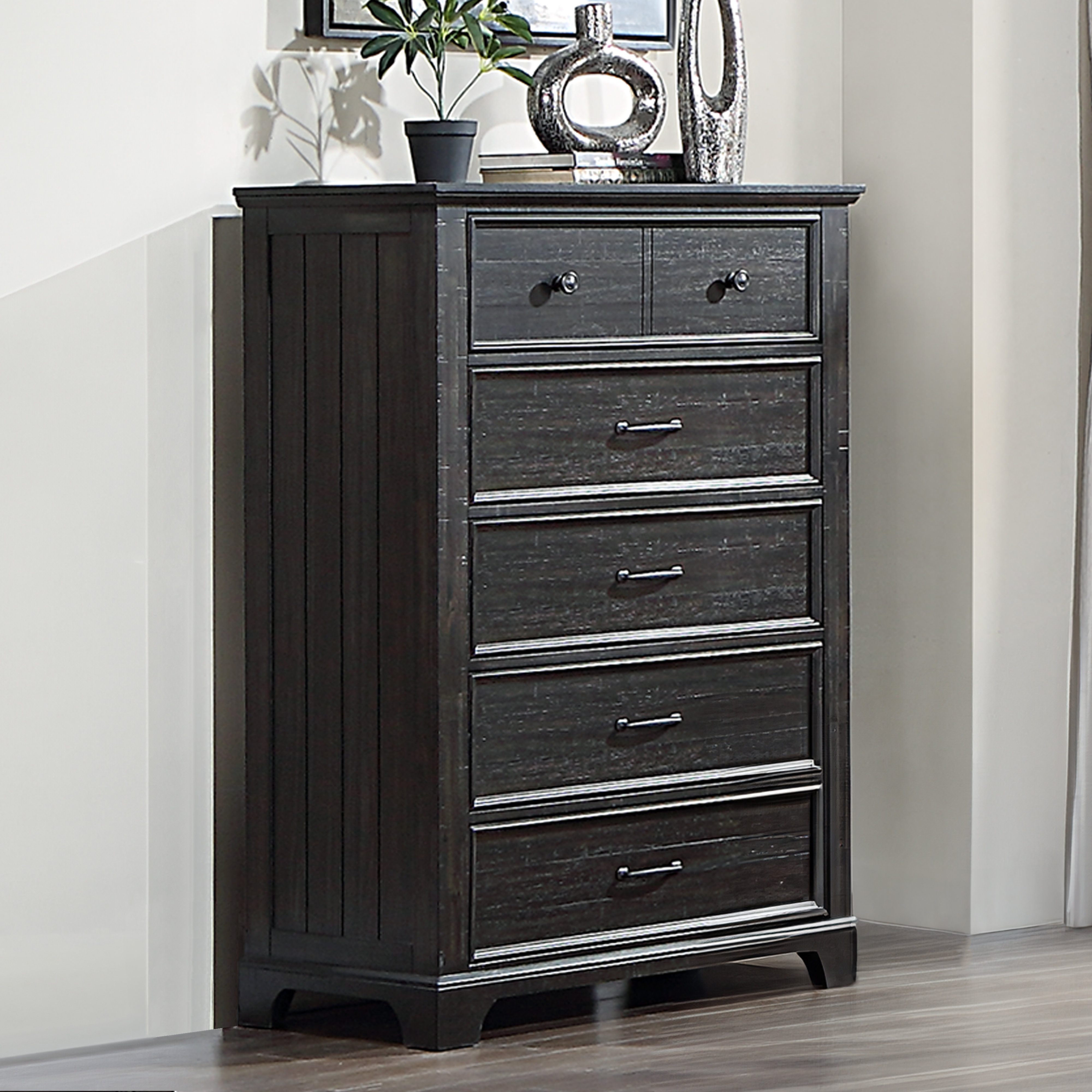 Winston Porter Sniya 5-Drawer Chest | Wayfair