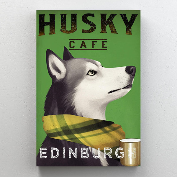 Trinx Husky Cafe Edinburgh - 1 Piece Rectangle Graphic A " Husky Cafe ...