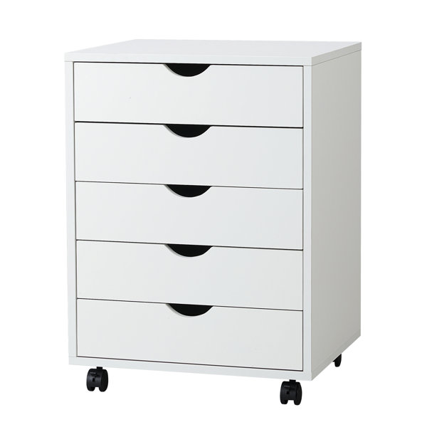 Ebern Designs Coray 18.7'' Wide 5 -Drawer Mobile File Cabinet & Reviews ...