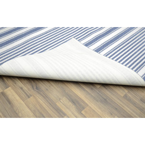 Highland Dunes Haddon Performance Sky Blue Rug & Reviews | Wayfair