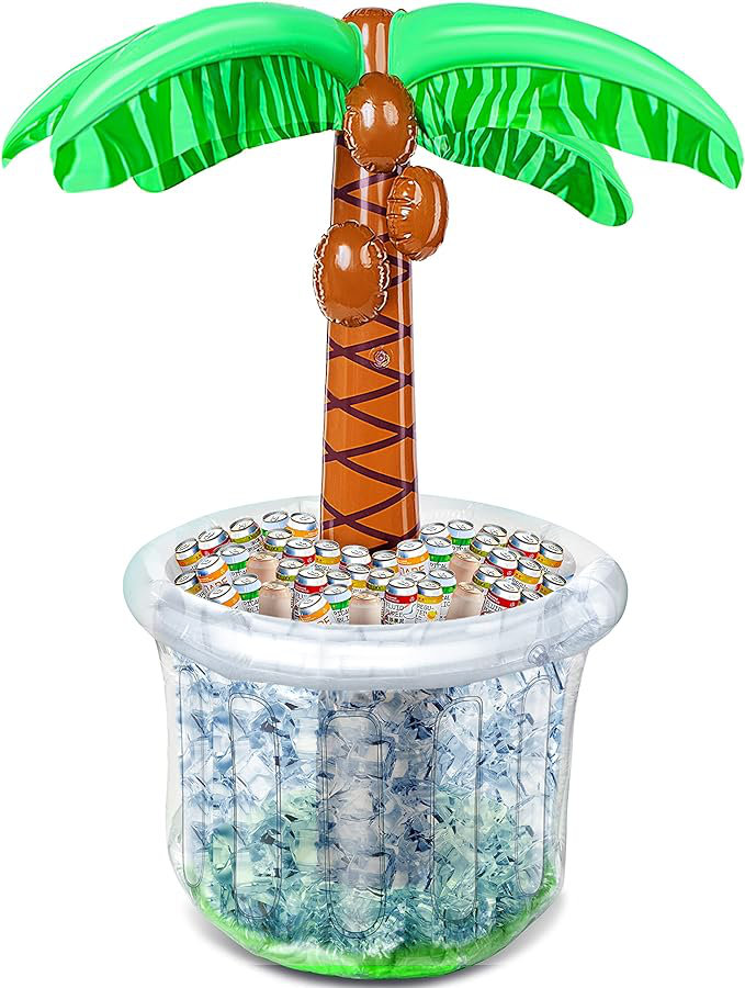 Joyin 37 Quarts Inflatable Palm Tree Cooler | Wayfair