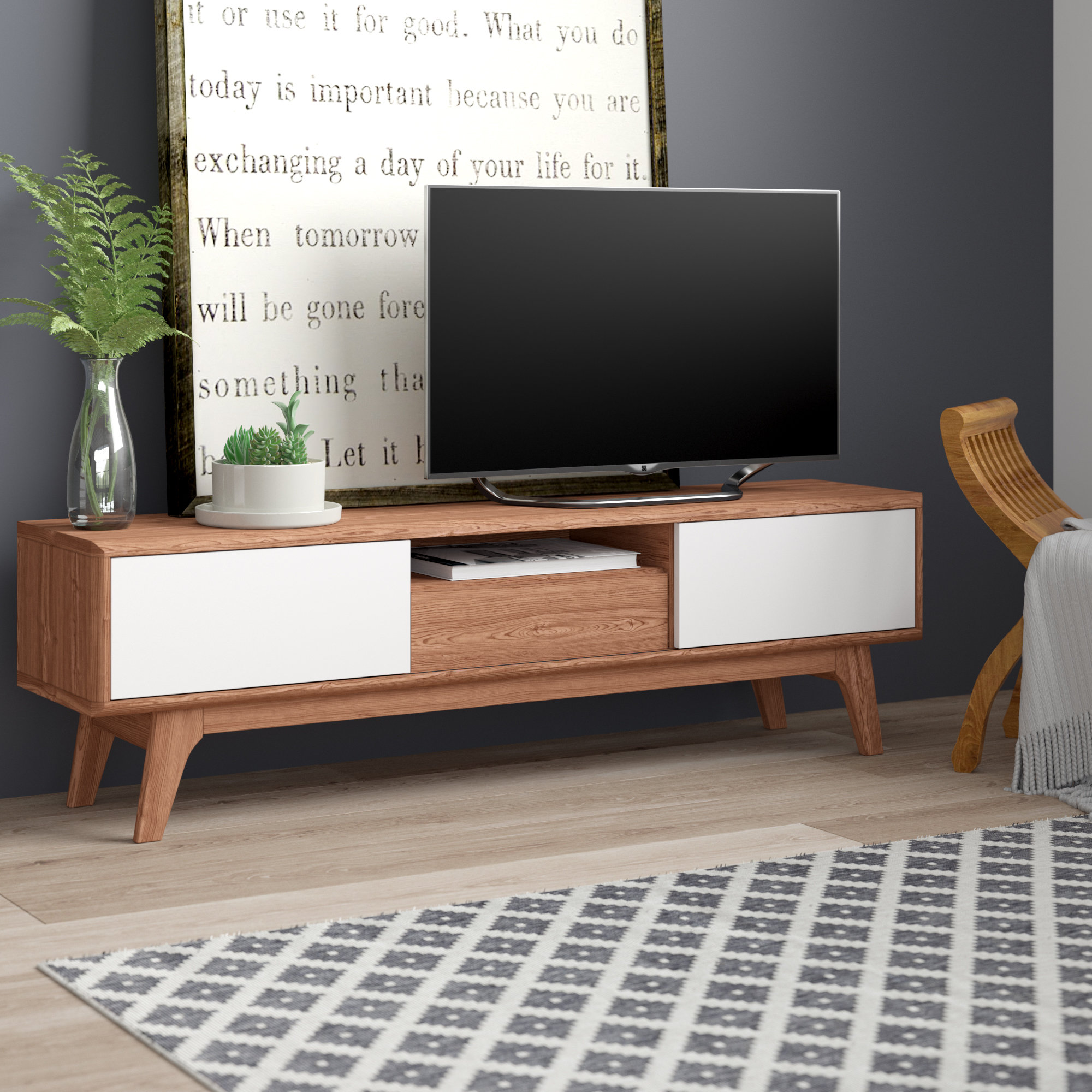 George Oliver Eerie TV Stand for TVs up to 58" & Reviews | Wayfair.co.uk