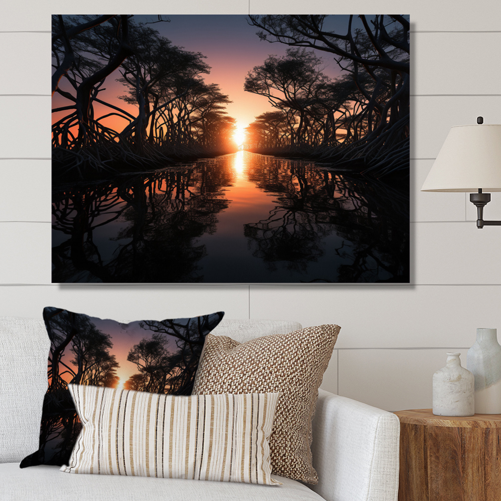 Wildon Home® Florida Mangrove Shadows - Print | Wayfair