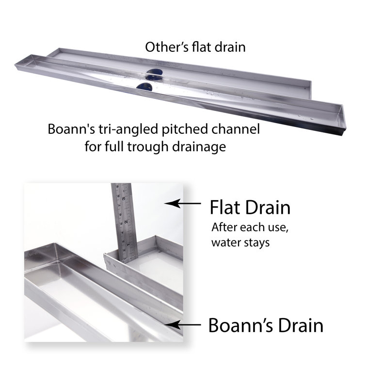 Boann Trench Grid Shower Drain & Reviews | Wayfair