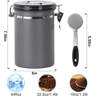 Latitude Run® Coffee Canister Airtight Steel Storage Container One Way ...