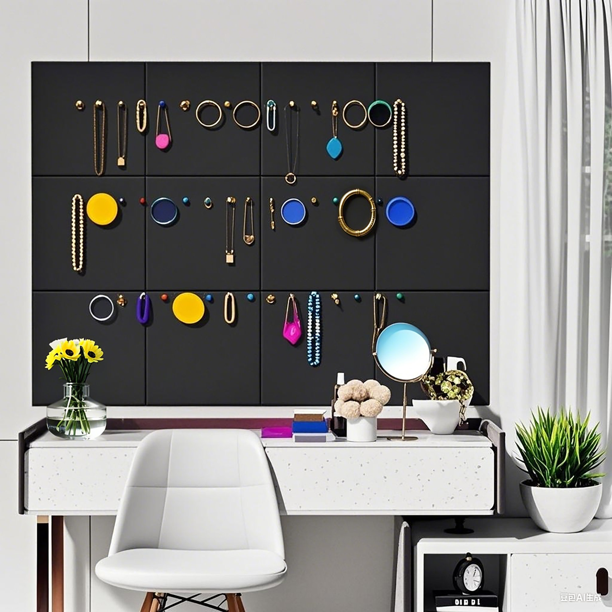 FixtureDisplays 12-Piece Felt Boards 11.8 X 11.8 X 0.3 Inch 12 PIECE ...