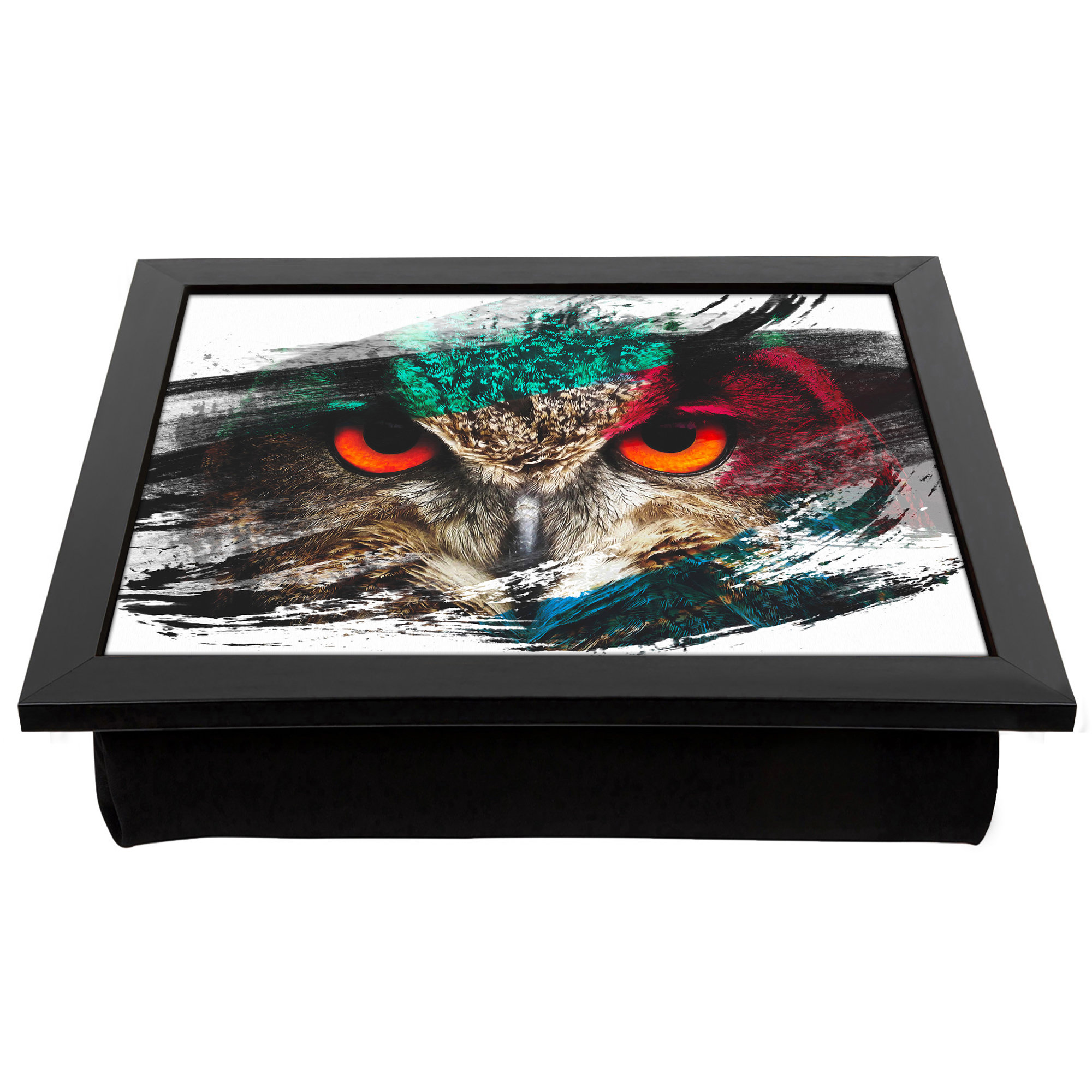 17 Stories Owl Bird No.8 Lap Tray with Cushion | Wayfair.co.uk