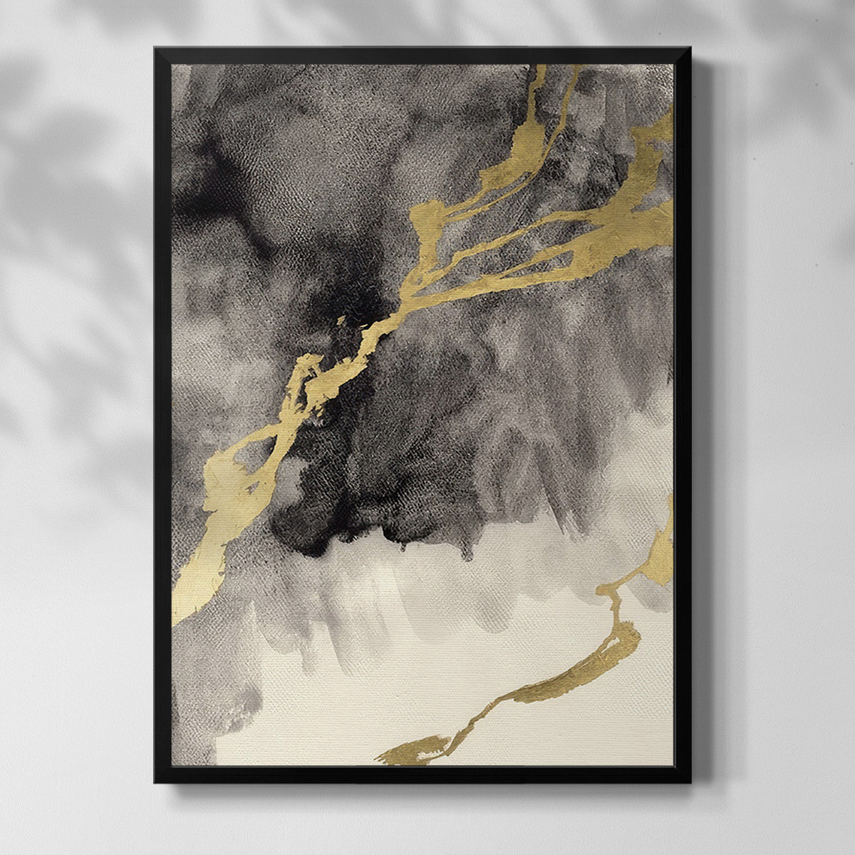 Wrought Studio™ Graphite Wash I - Single Picture Frame Print | Wayfair